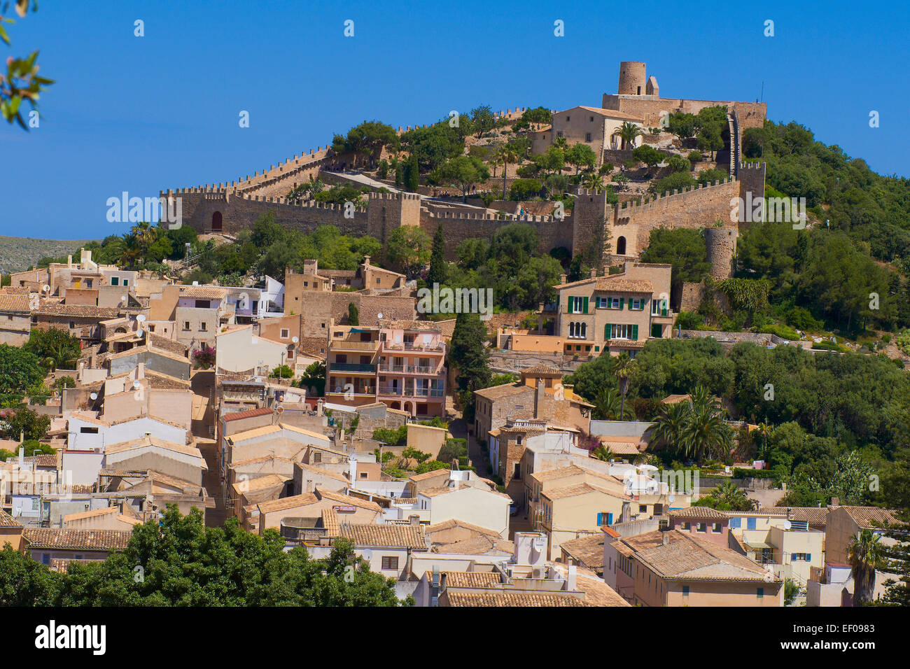 Capdepera, Castle, Mallorca Island, Majorca, Balearic Islands, Spain ...