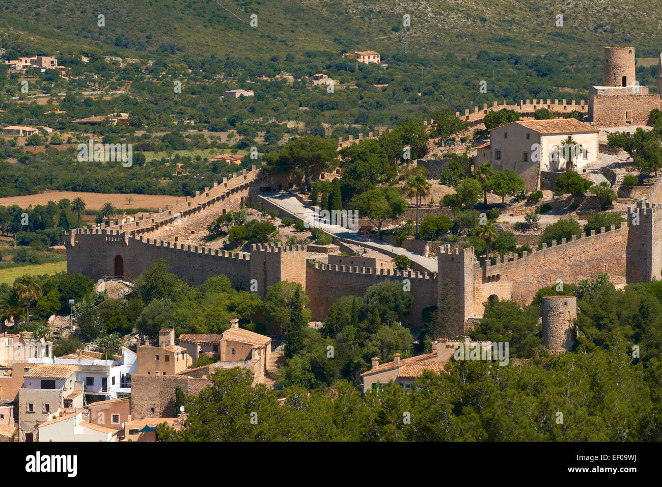 Capdepera, Castle, Mallorca Island, Majorca, Balearic Islands, Spain ...