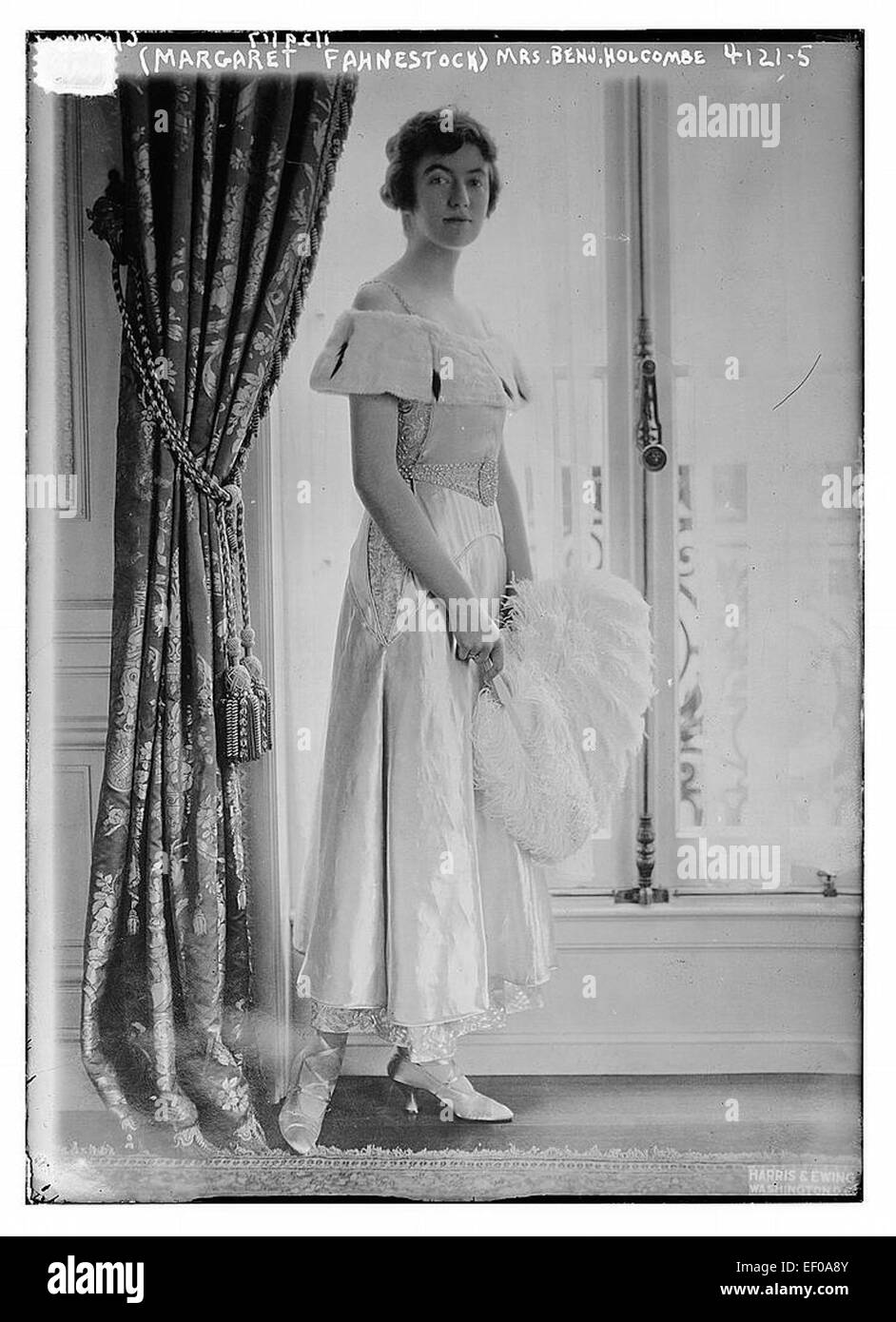 Margaret Fahnestock, known as Mrs. Benjamin Holcombe, was a notable ...