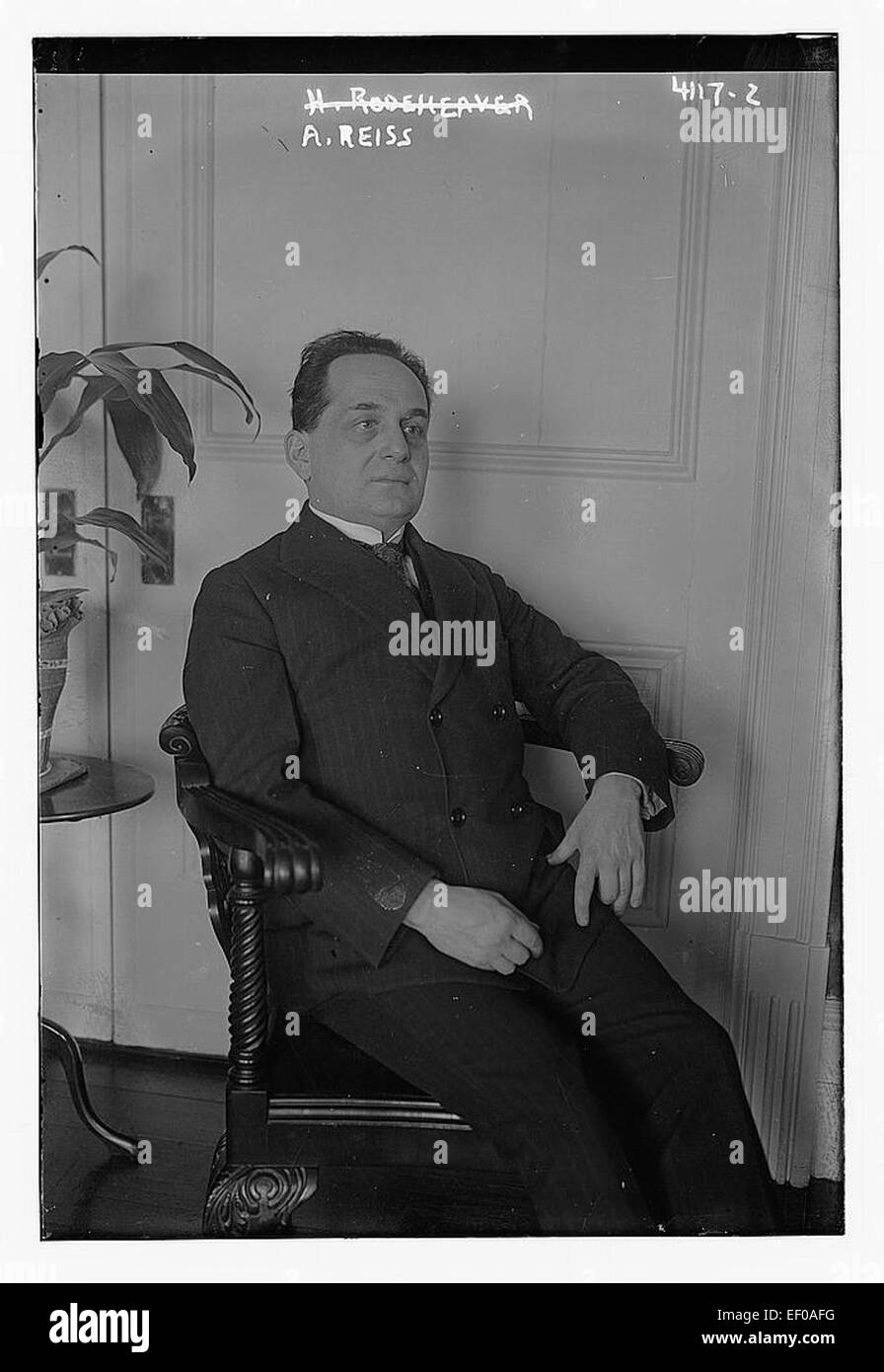 A historical image featuring A. Reiss, a notable individual or figure ...