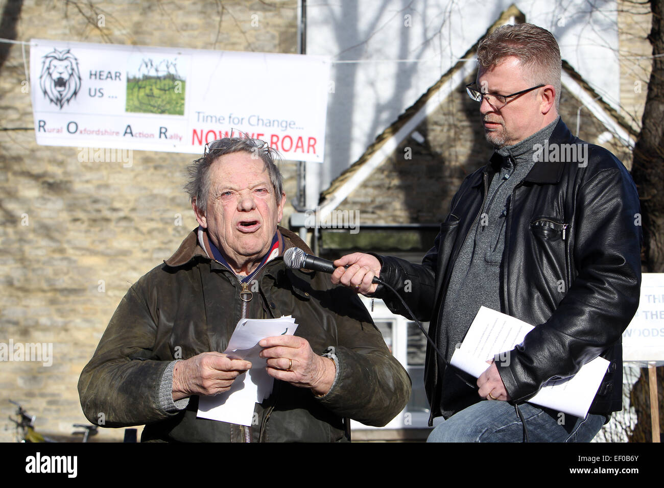 Witney, Oxfordshire, UK. 24th January, 2015. Peter Jay, former ...
