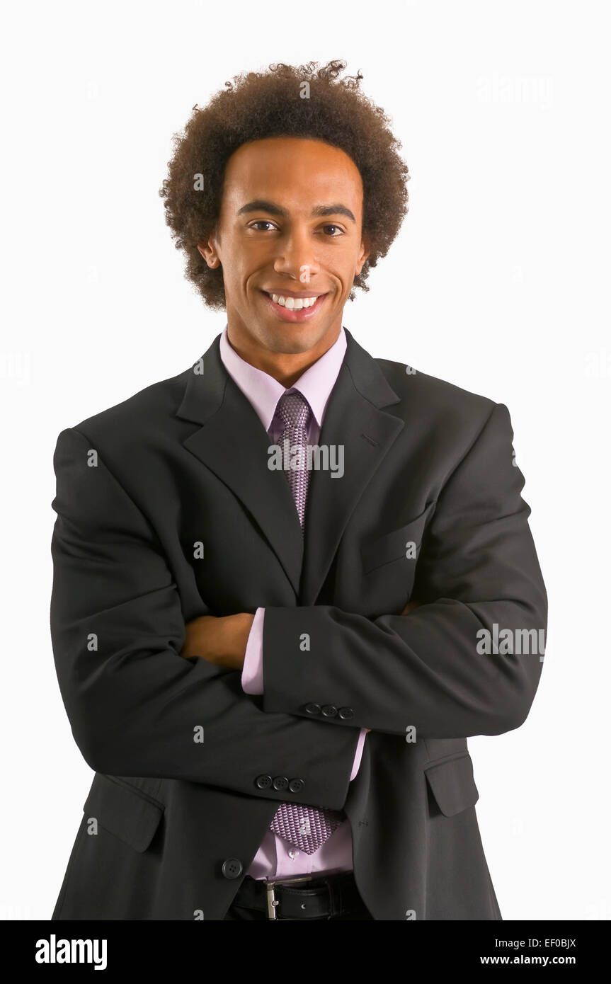 Man wearing a business suit Stock Photo - Alamy