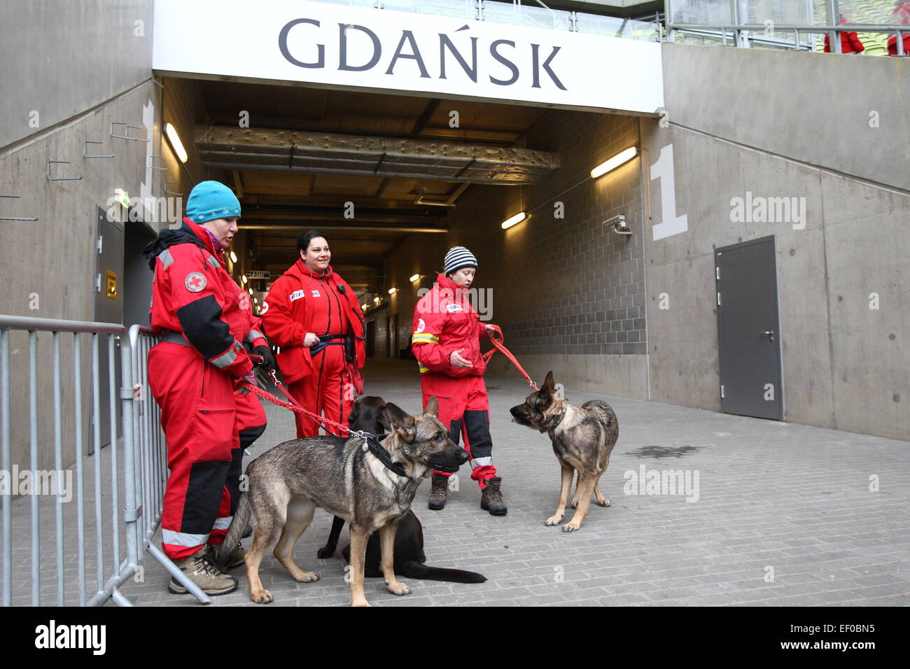 Gdansk, Poland 24th, Jan. 2015 Largest in Poland Rescue exercises at ...