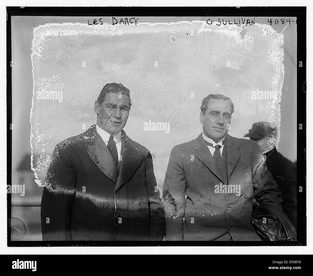 Les Darcy, an Australian boxer, and O'Sullivan, likely a sports figure ...