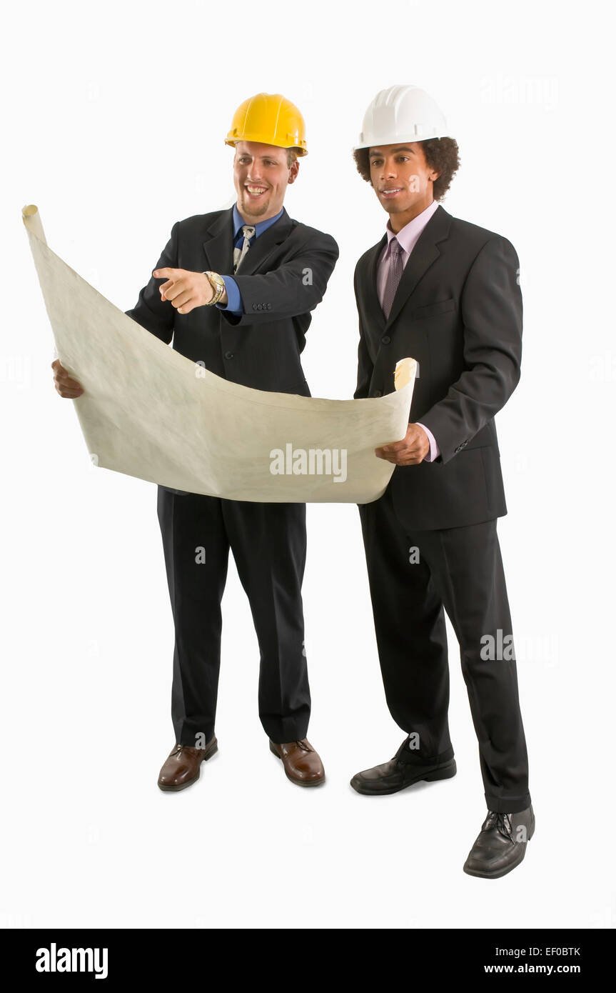 Read blueprints Cut Out Stock Images & Pictures - Alamy