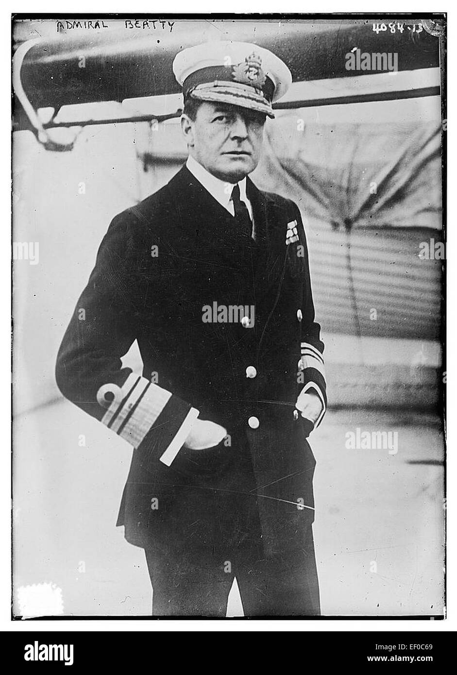Admiral Sir David Beatty, a key British naval officer during World War ...