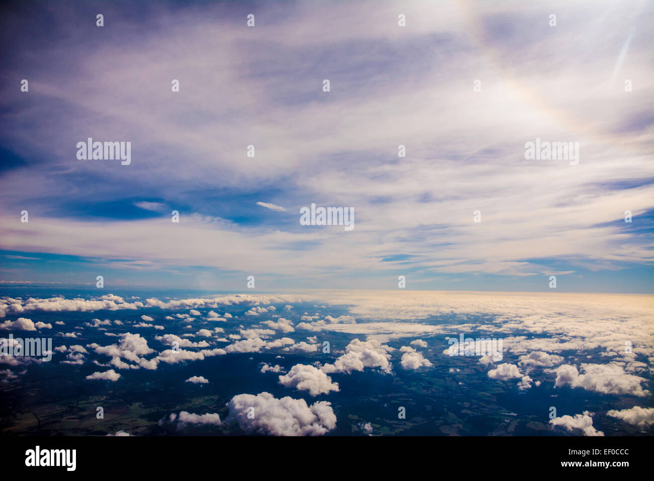 Sky from a plane window Stock Photo - Alamy