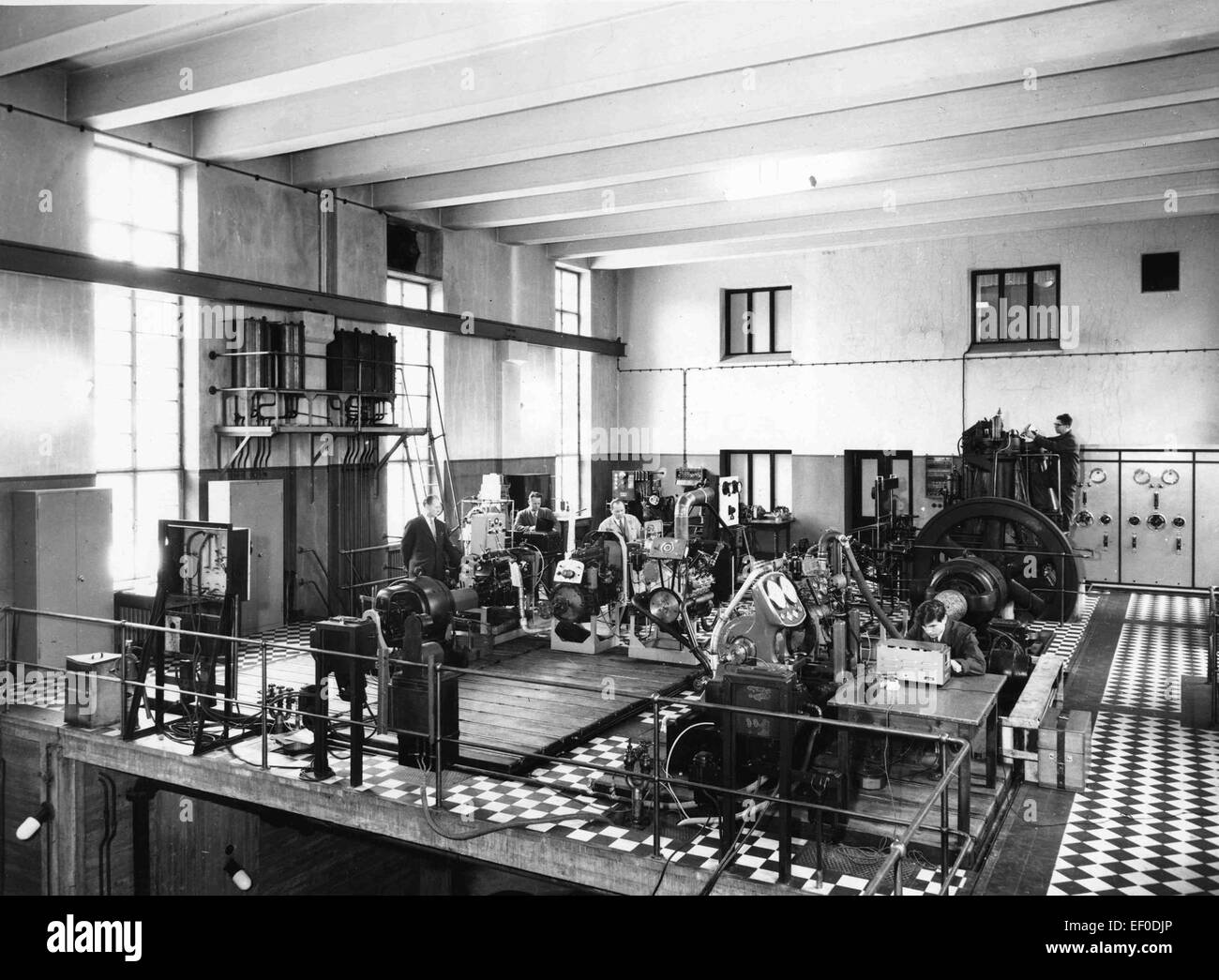 An image from a combustion engine laboratory, illustrating the research ...