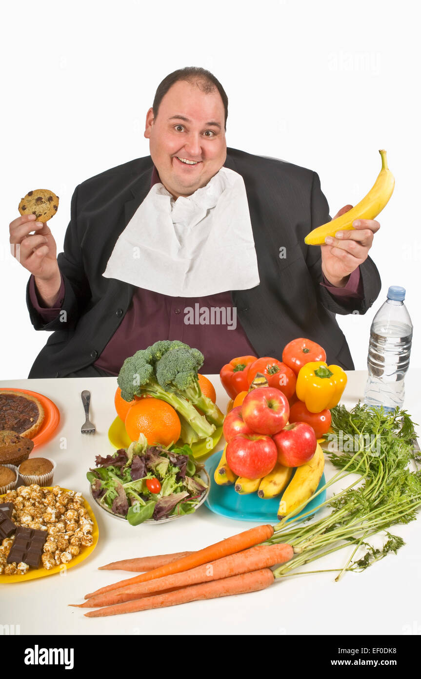Eating indecision junk hi-res stock photography and images - Alamy