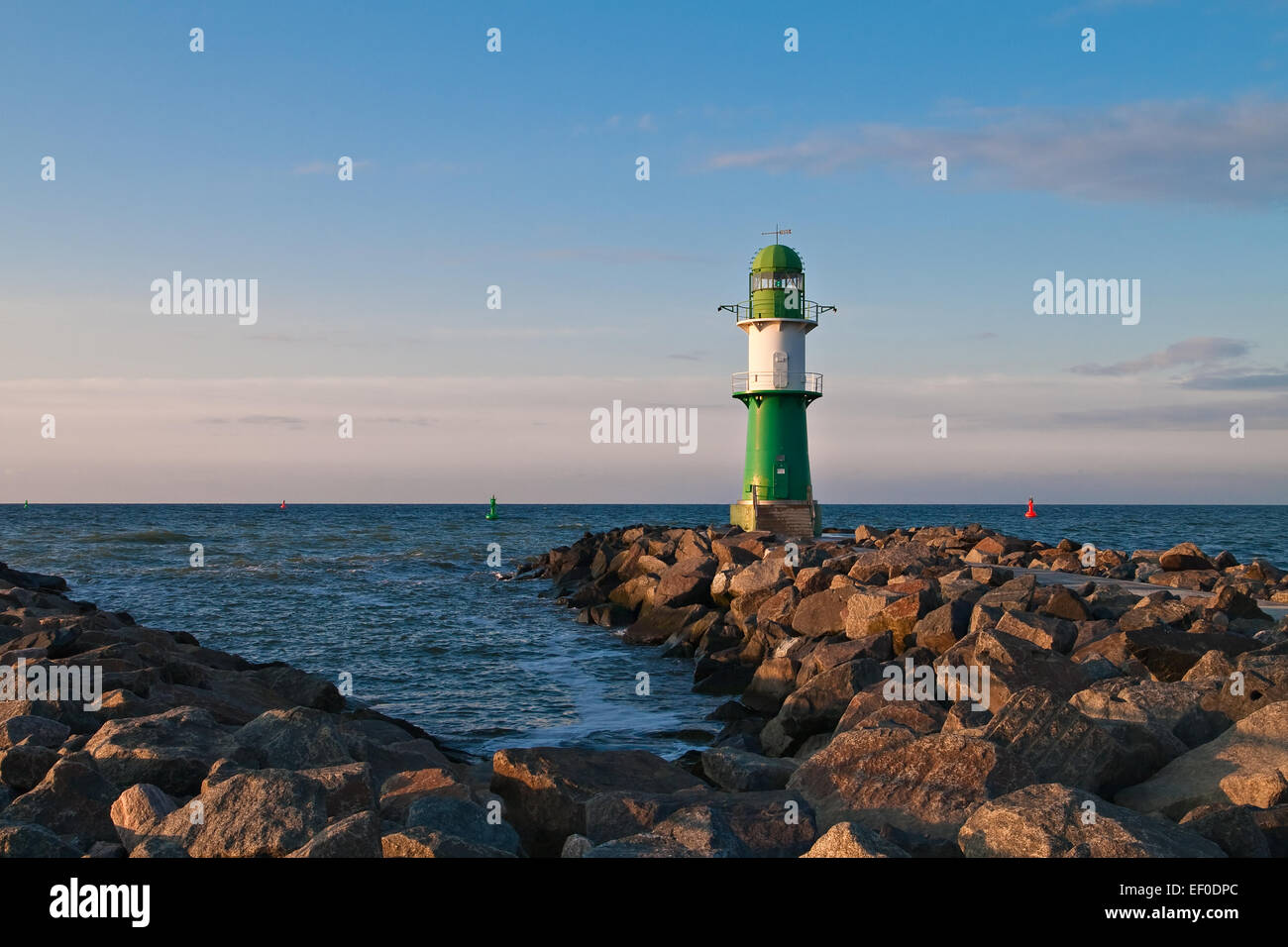 The Mole in Warnemuende (Germany Stock Photo - Alamy