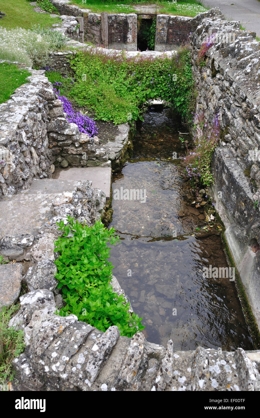 An old stone sheepwash at Martinstown Dorset UK Stock Photo - Alamy
