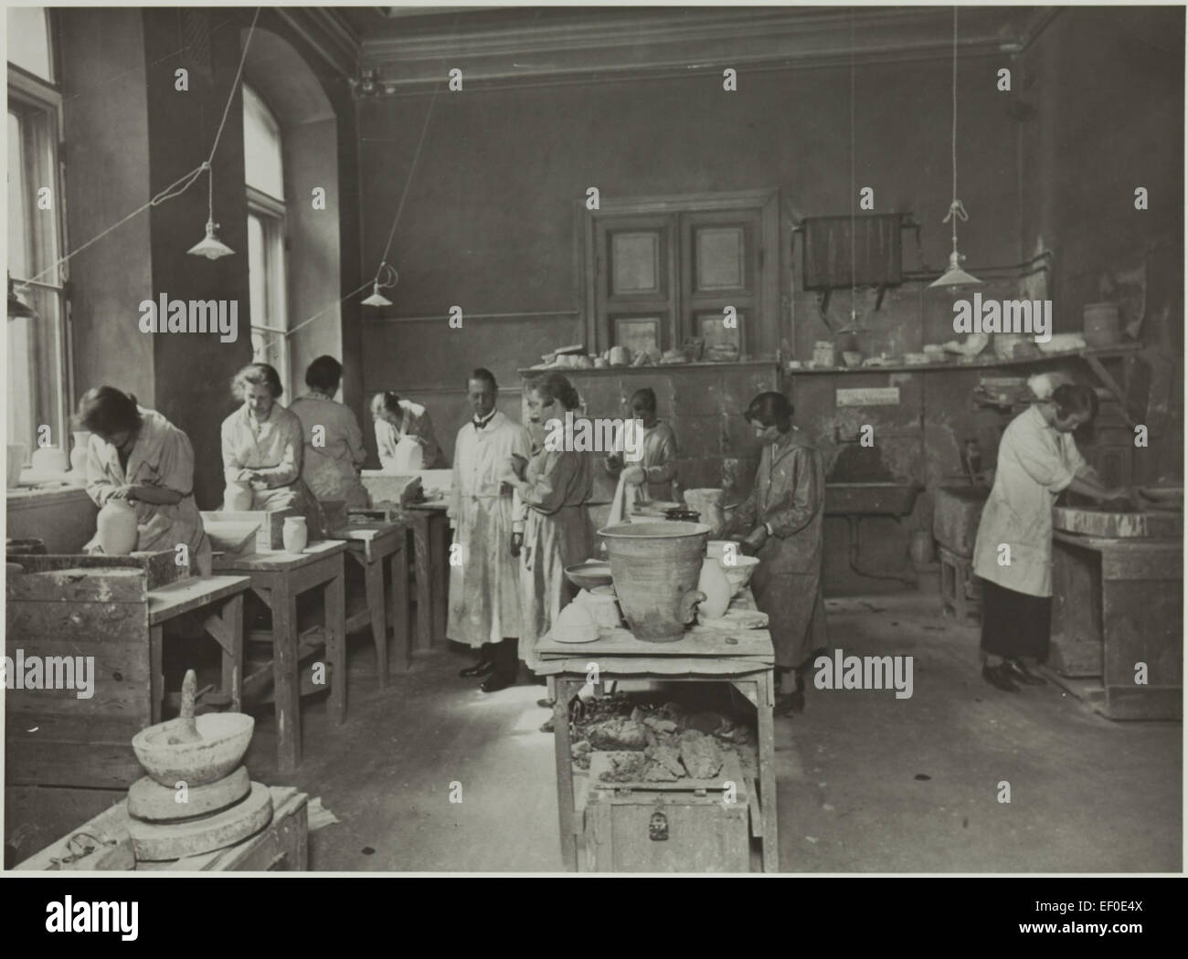 A ceramics class provides hands-on learning in pottery and sculpture ...