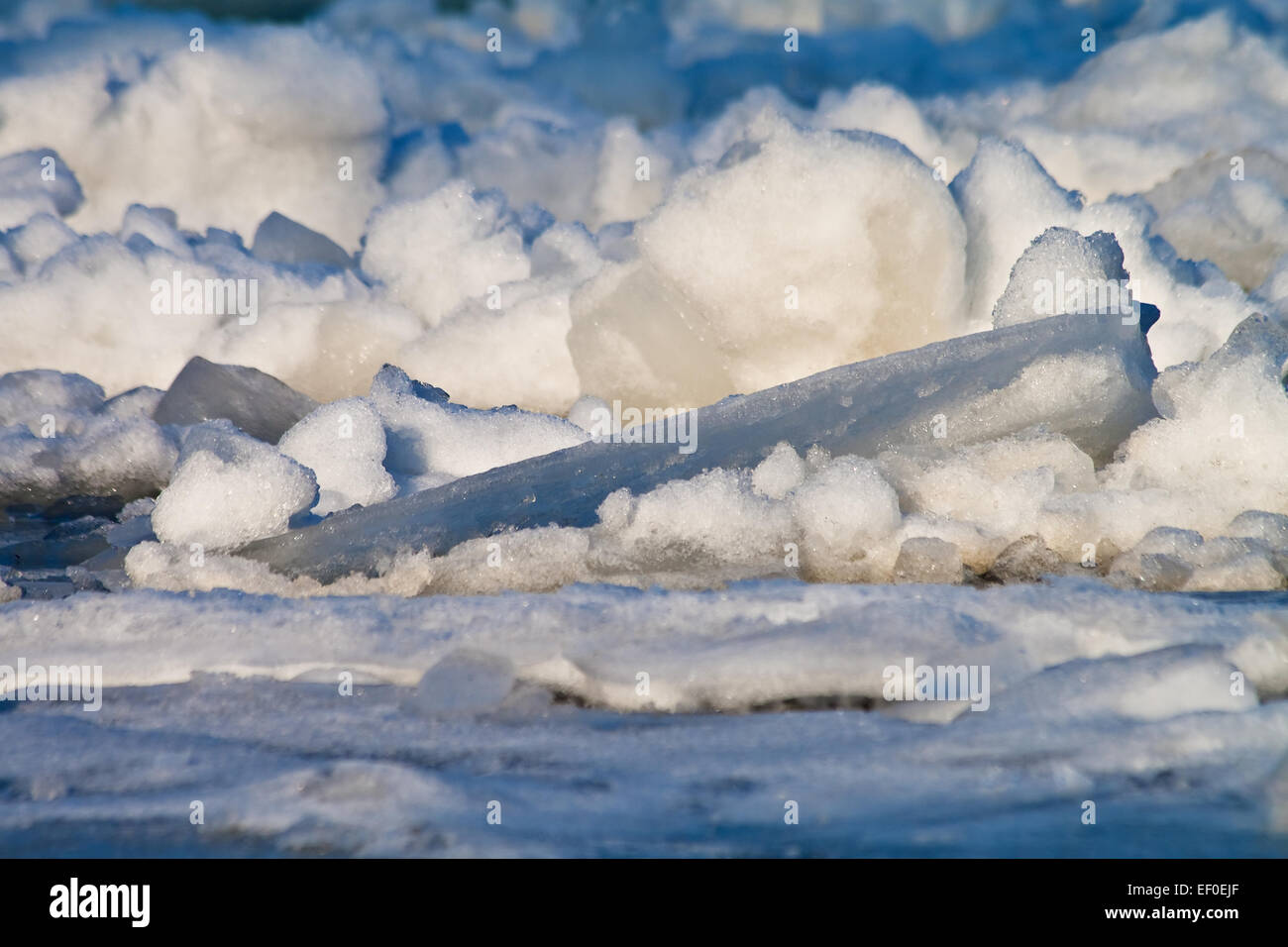 Ice on the Oder Stock Photo - Alamy