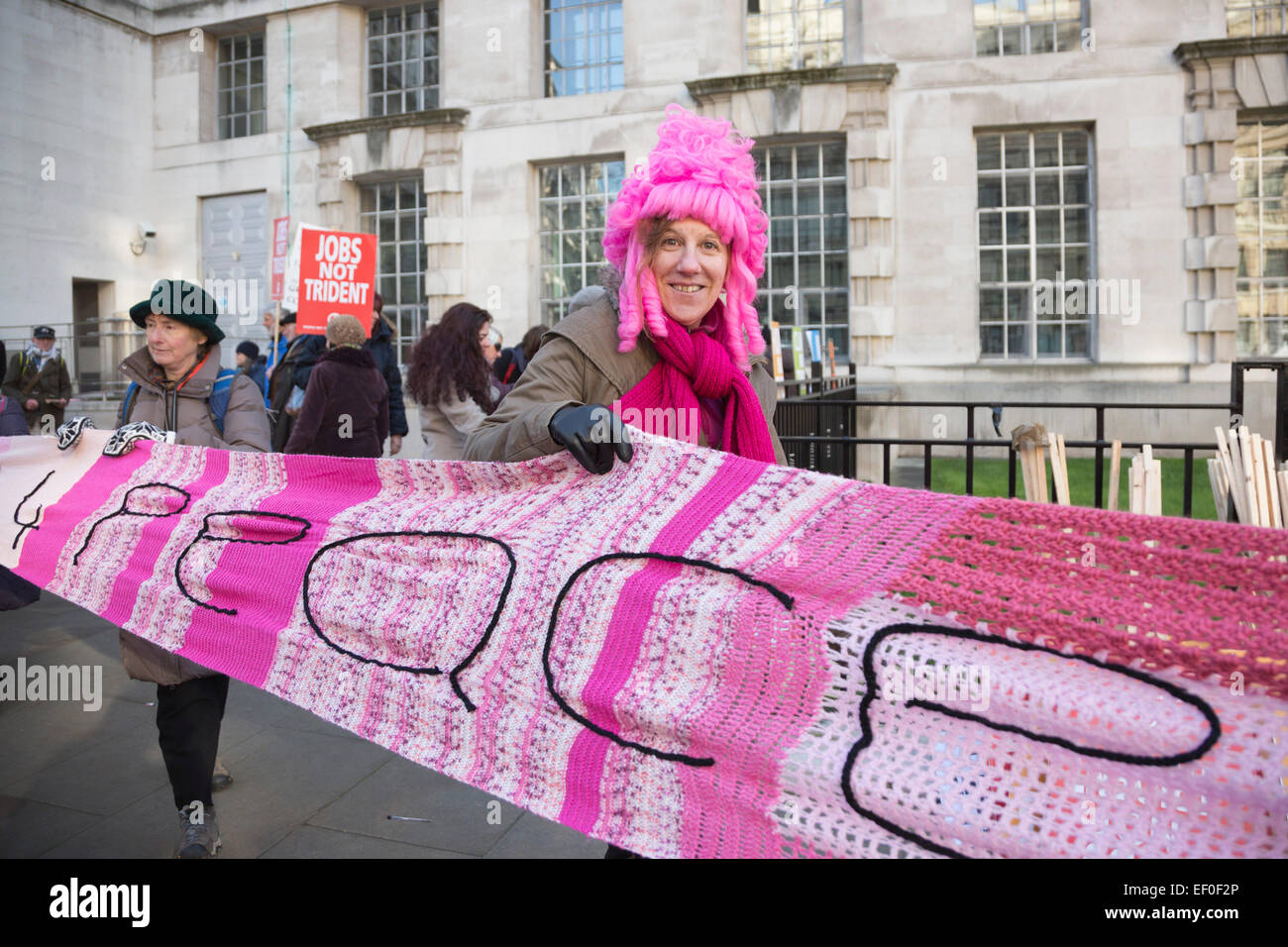 London, UK. 24 January 2015. Thousands of peace campaigners took part ...