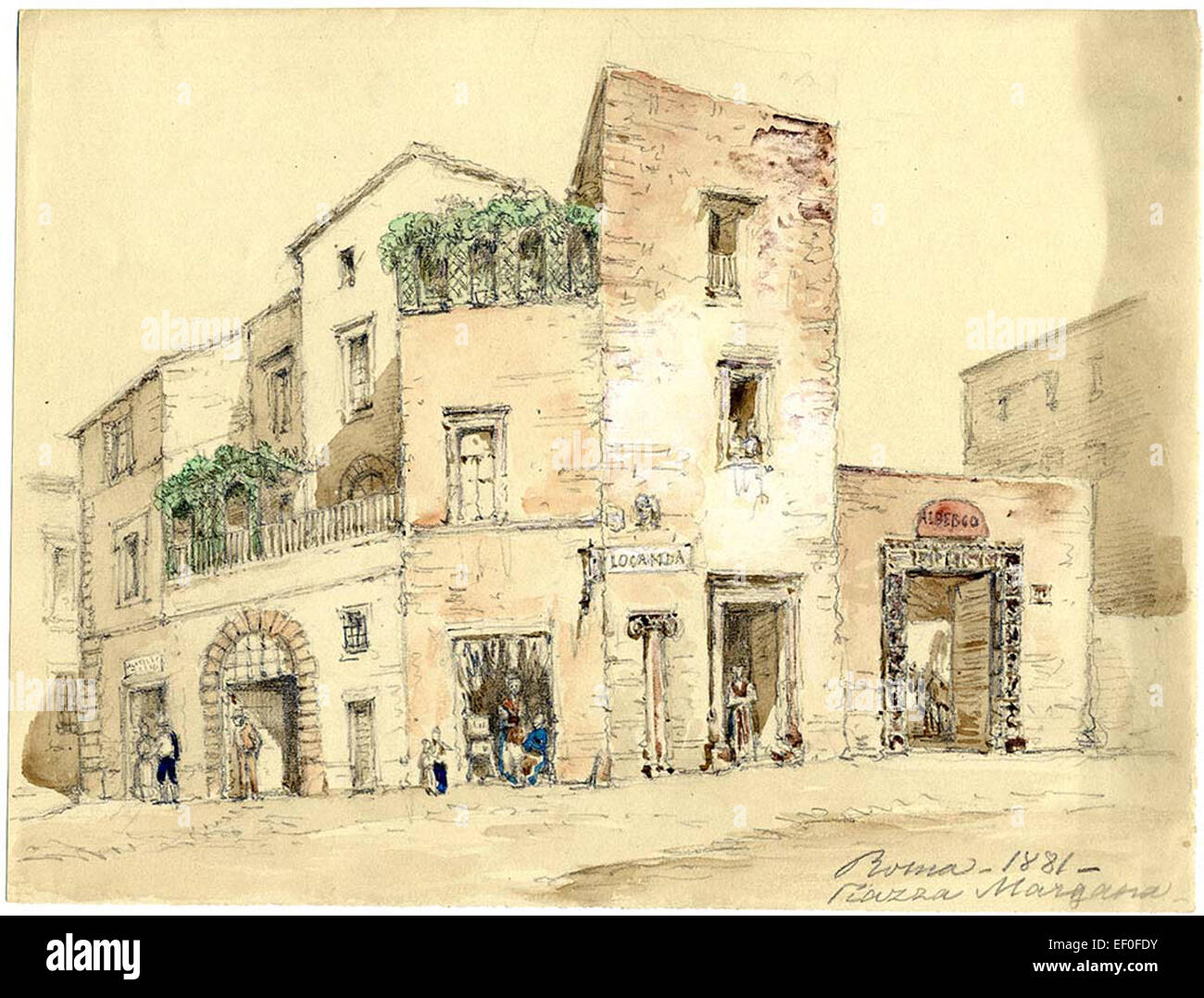 Piazza Margana is a historic square in Rome, Italy, known for its ...