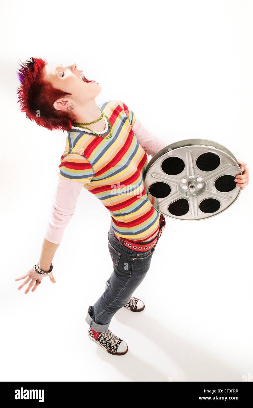 Film movie screaming hi-res stock photography and images - Alamy