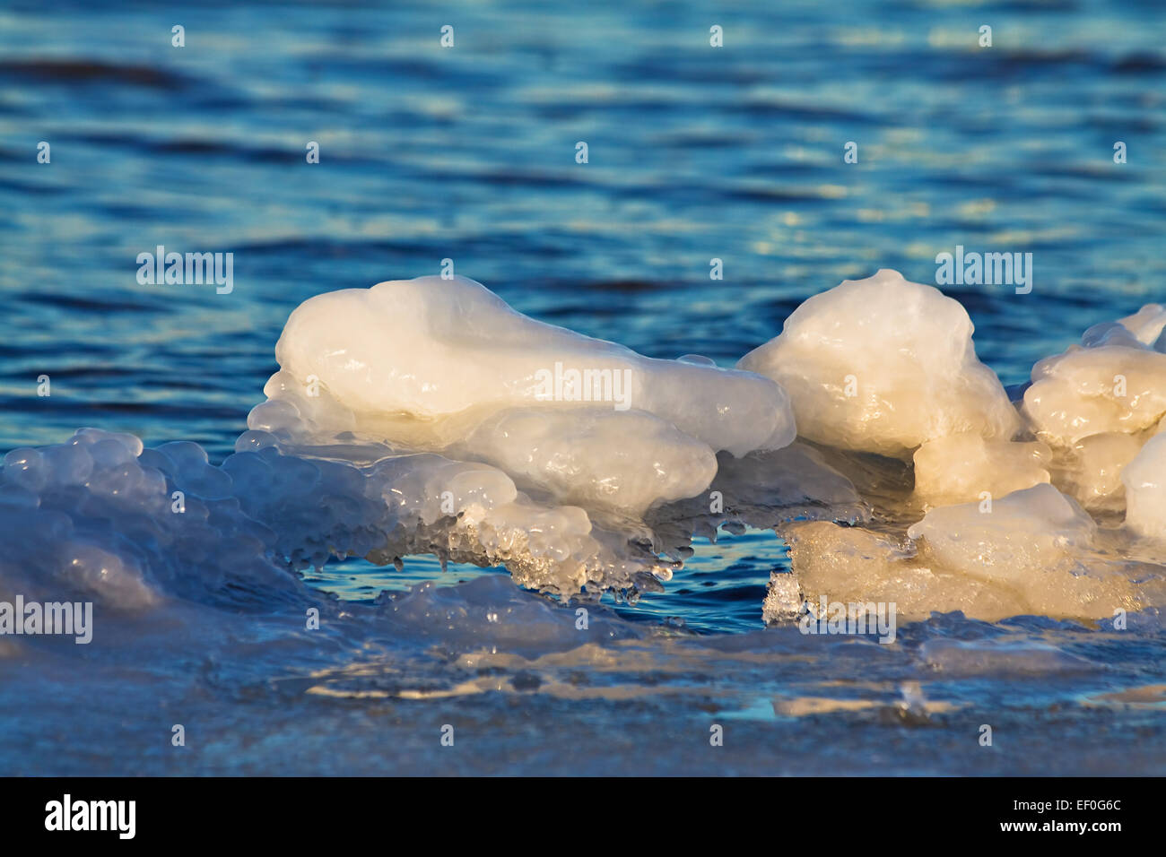 Ice formations on the Baltic Sea Stock Photo - Alamy