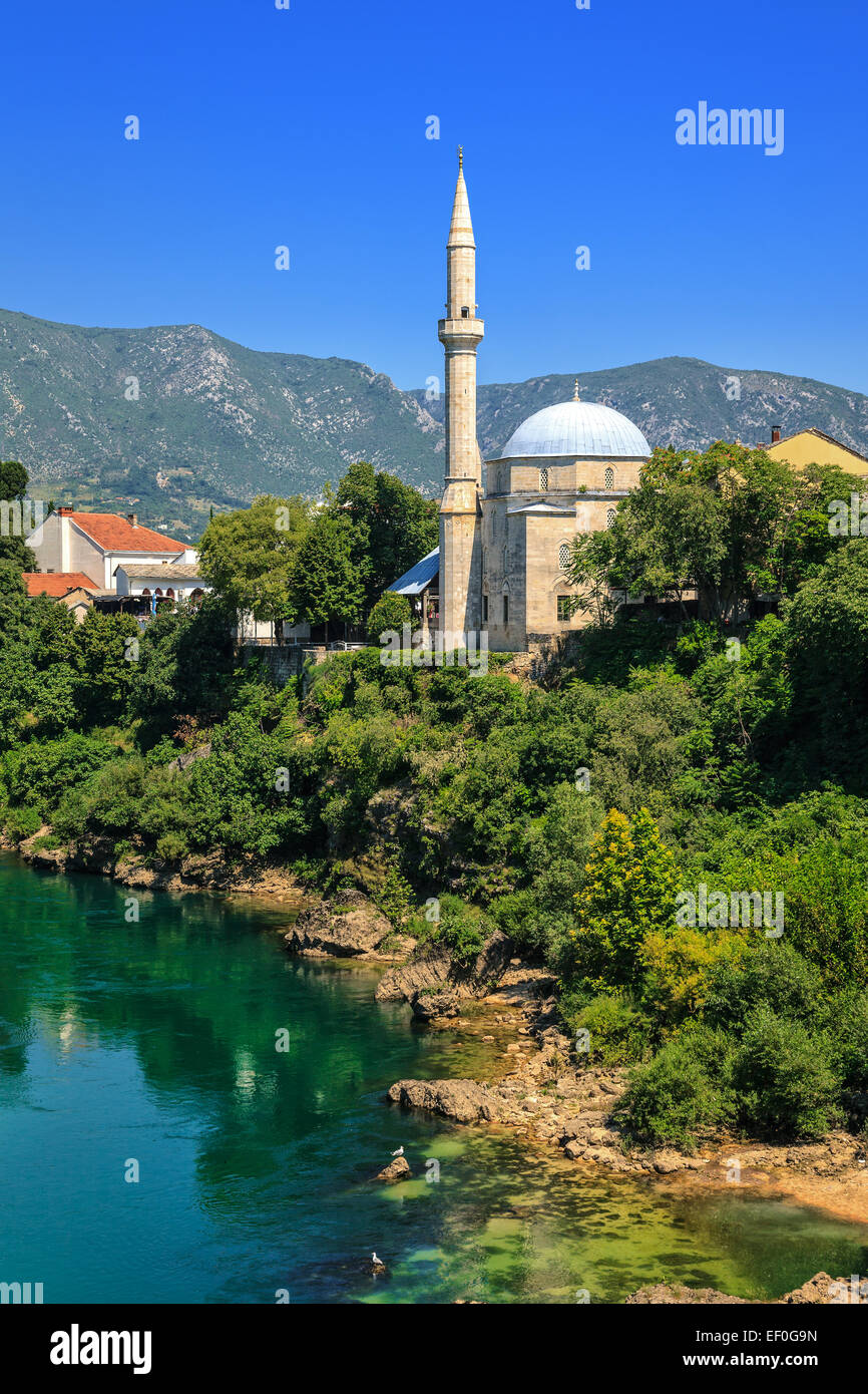 Koski Mehmed Pasha Mosque in Mostar, Bosnia and Herzegovina Stock Photo ...