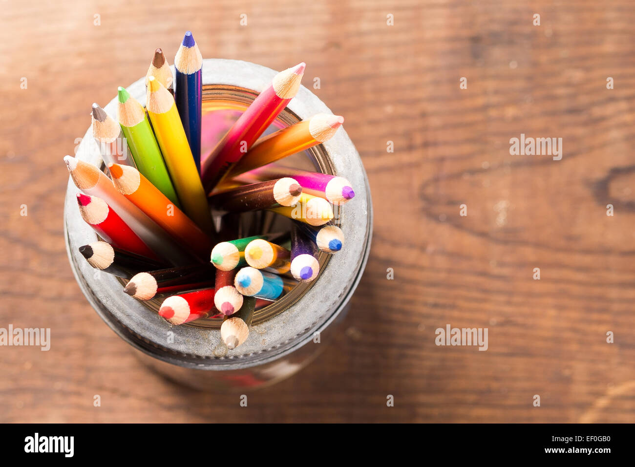 Coloured Pencil Crayons Stock Photo - Alamy