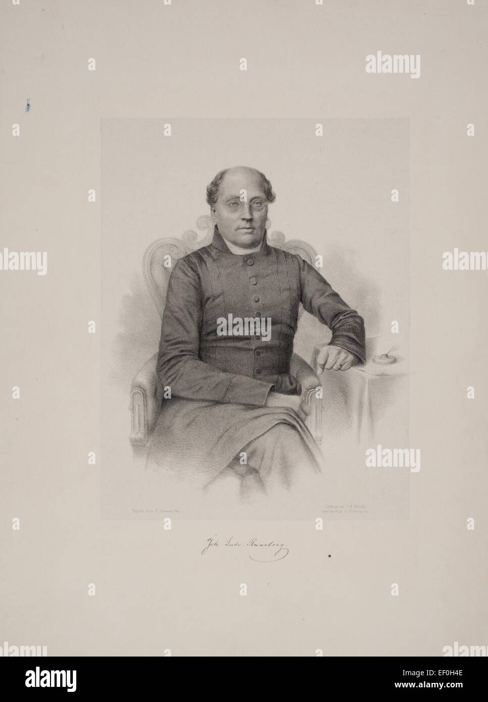 Johan Ludvig Runeberg Stock Photo - Alamy