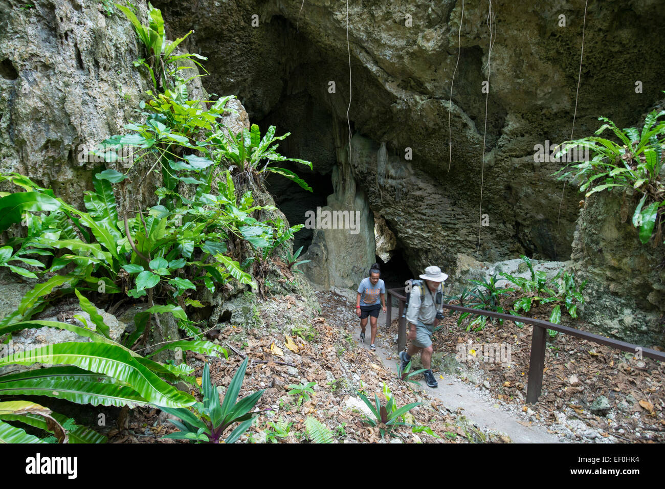 Independent territory of New Zealand, Polynesia, Niue. Avaiki cave and ...