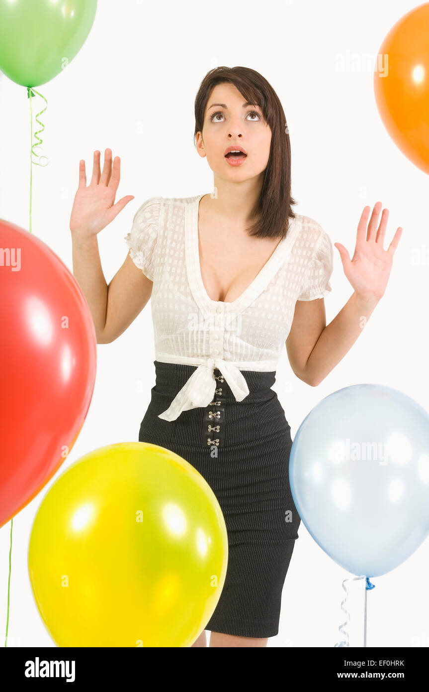 Flustered woman hi-res stock photography and images - Alamy