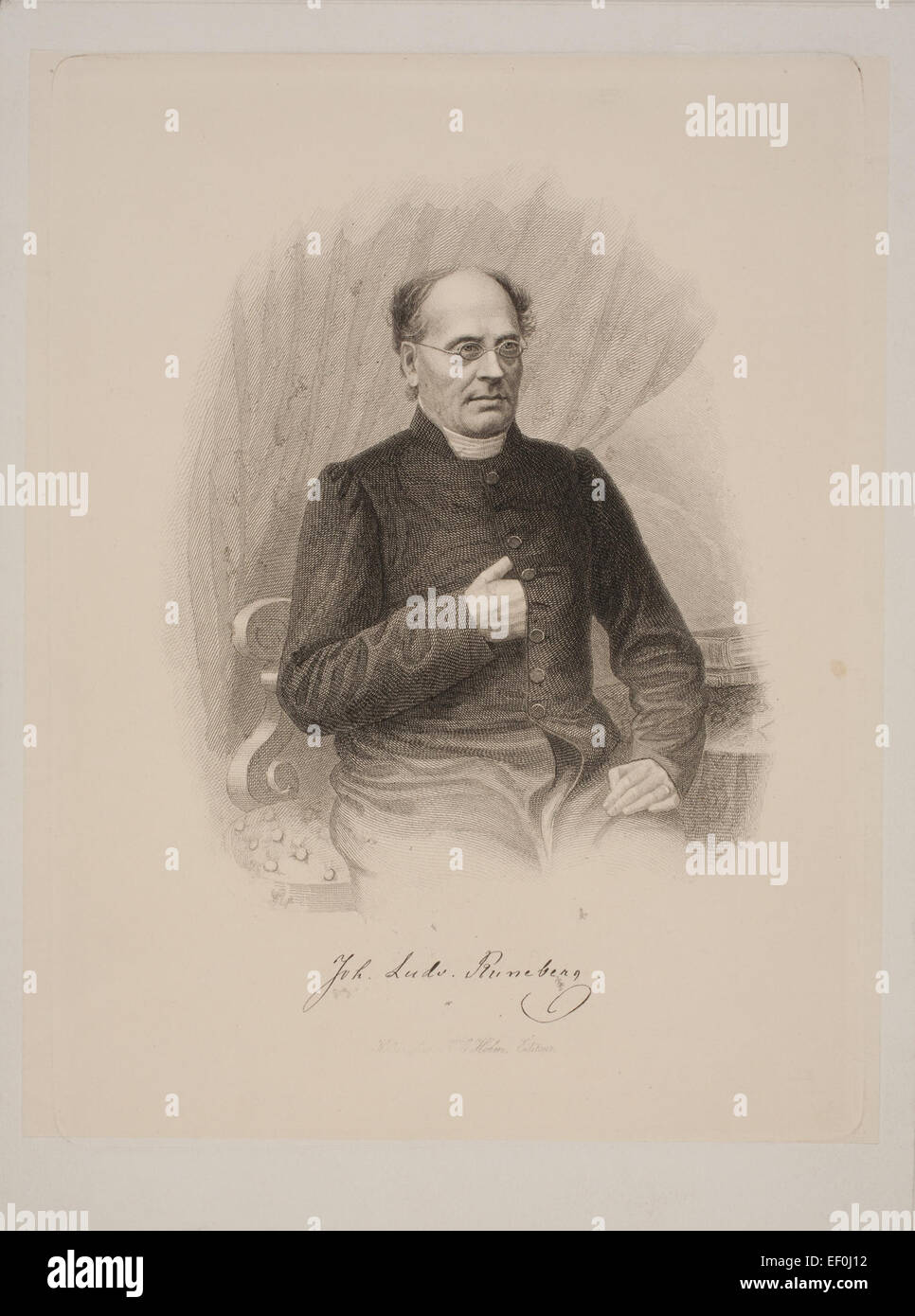 Johan Ludvig Runeberg Stock Photo - Alamy