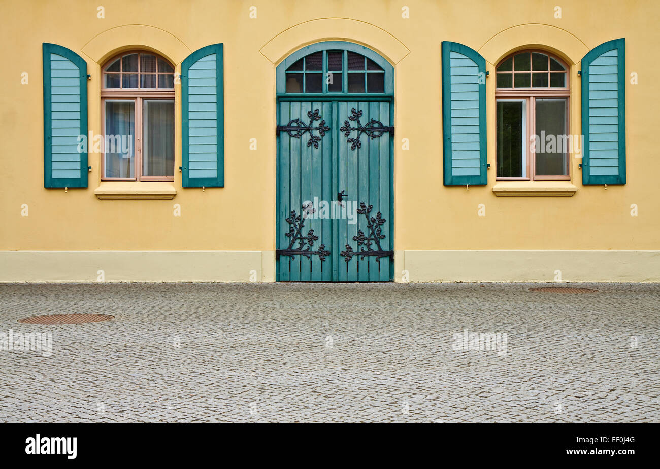 The front of a historic building Stock Photo - Alamy