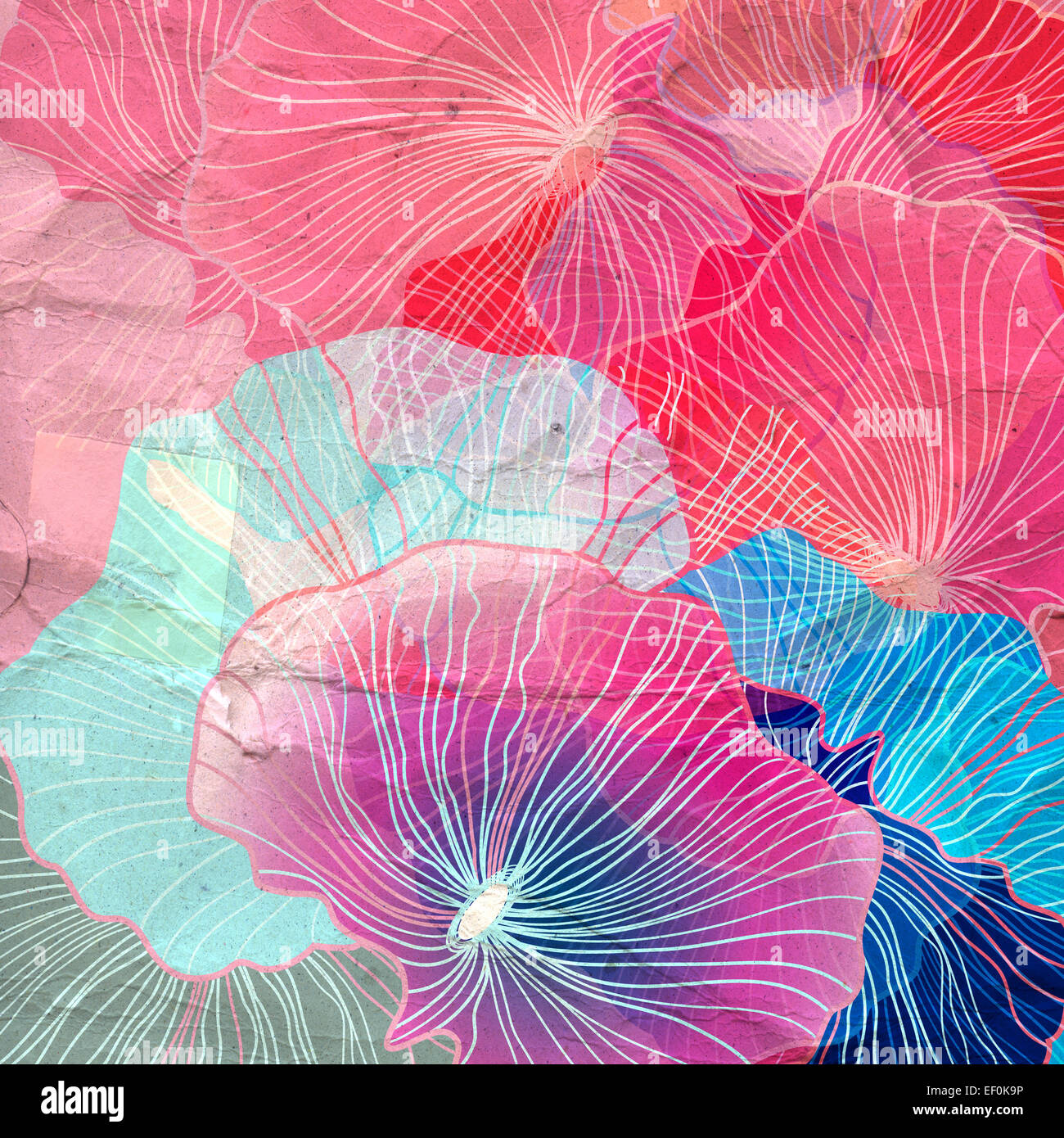 graphic a abstract background with different elements Stock Photo - Alamy