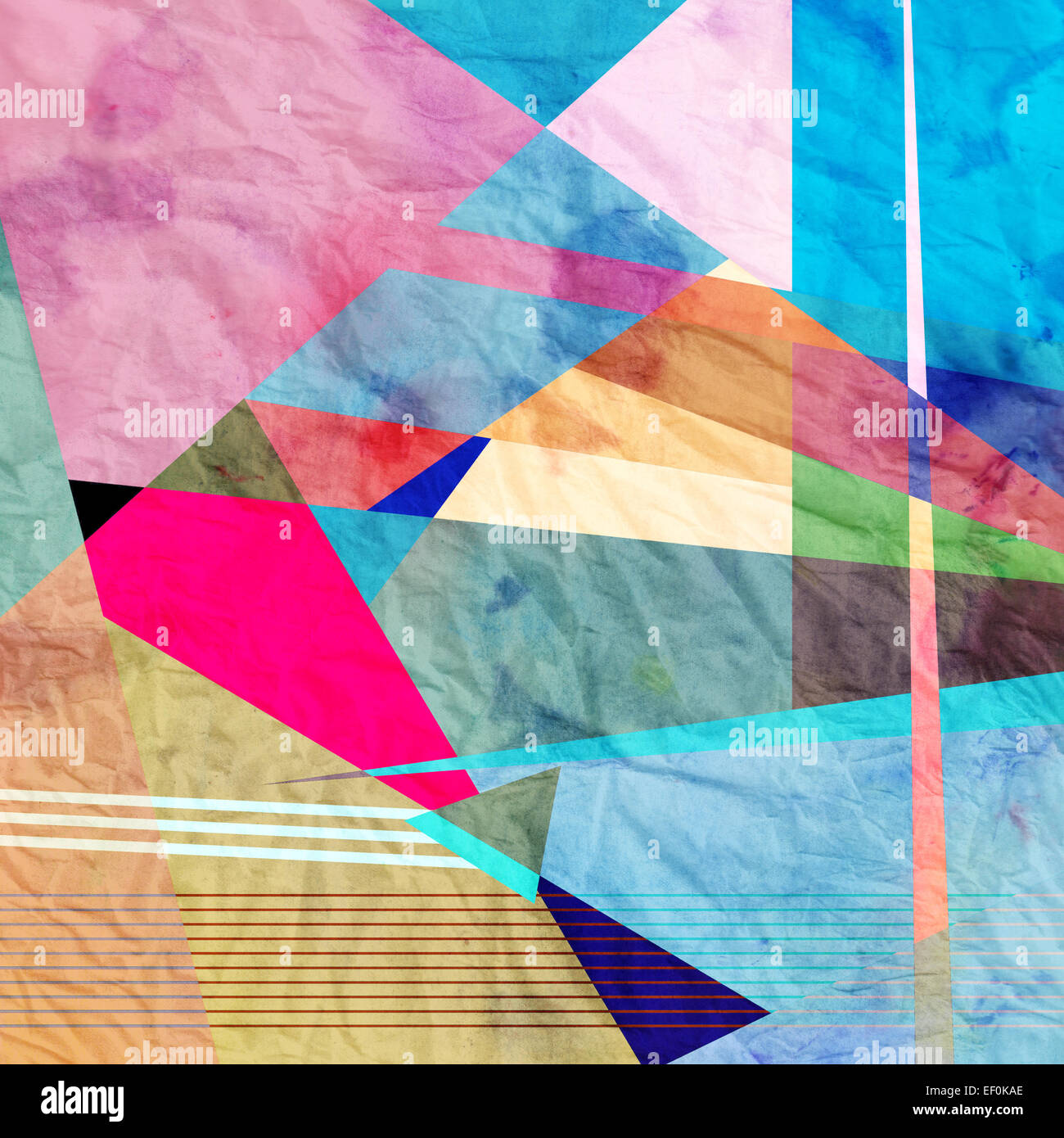 graphic a abstract background with geometric elements Stock Photo - Alamy