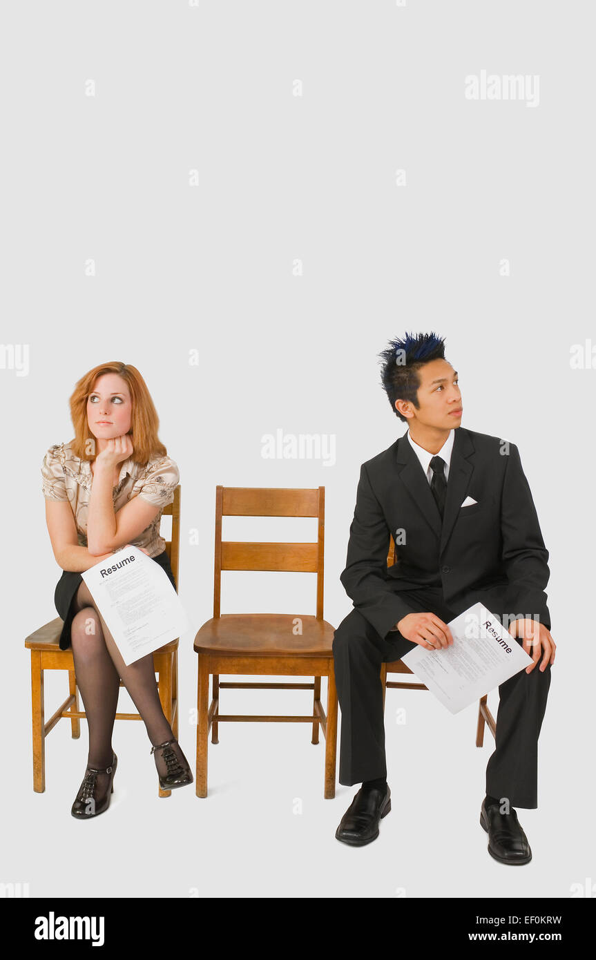 Two interview chairs hi-res stock photography and images - Alamy