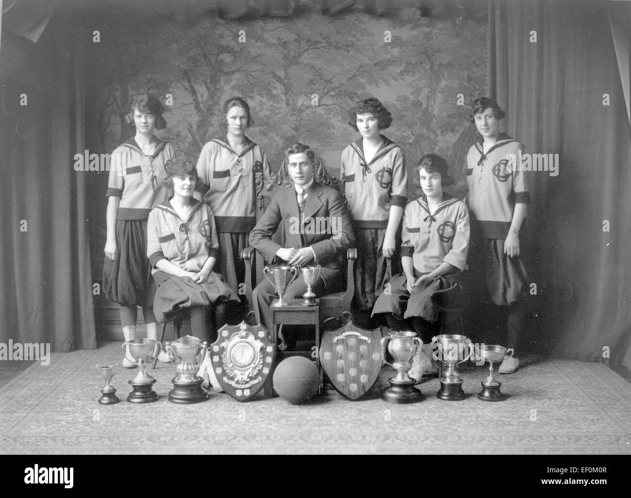A historical photo of the Edmonton Grads, a pioneering women's ...