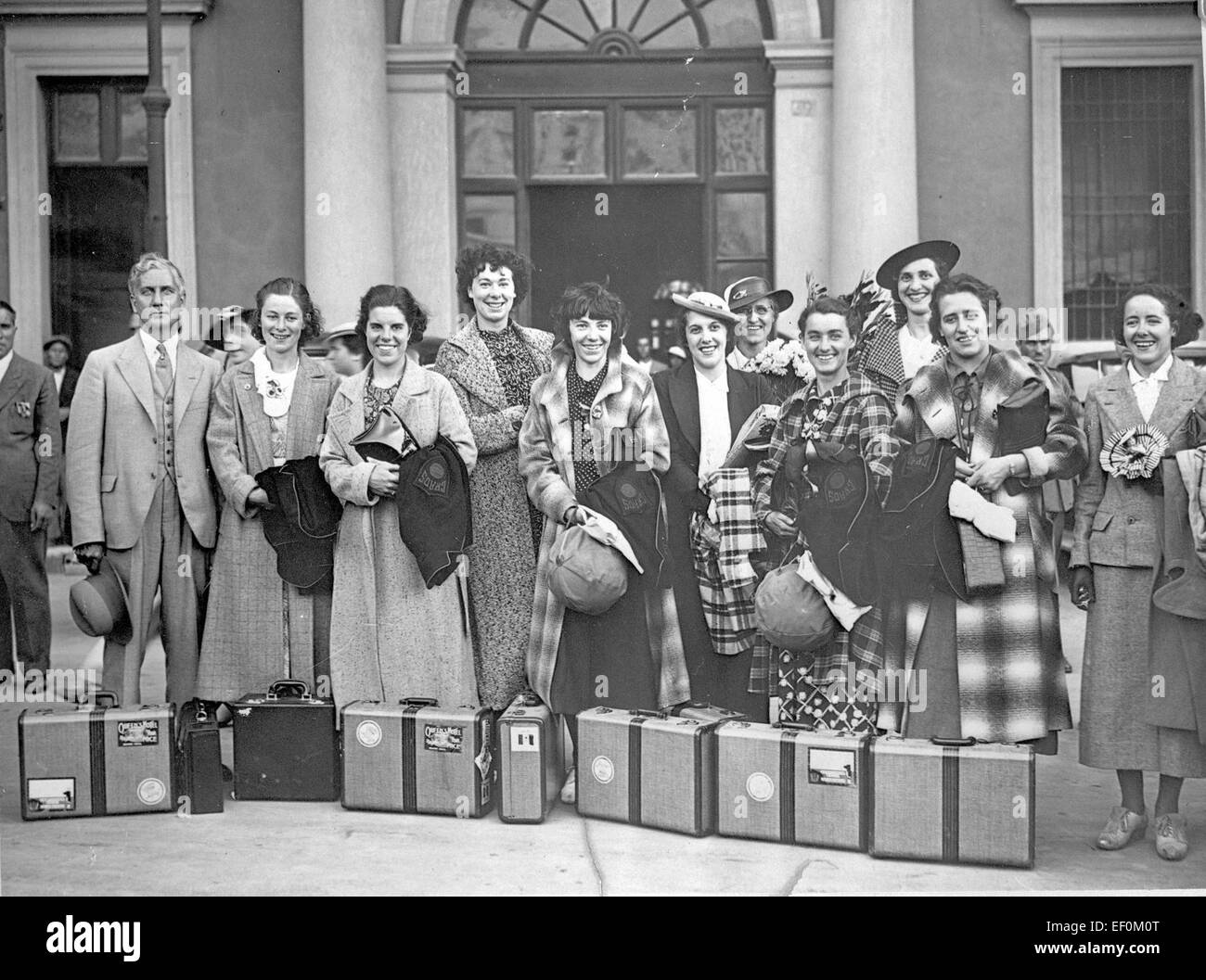 The Edmonton Grads, a famous Canadian women's basketball team, toured ...
