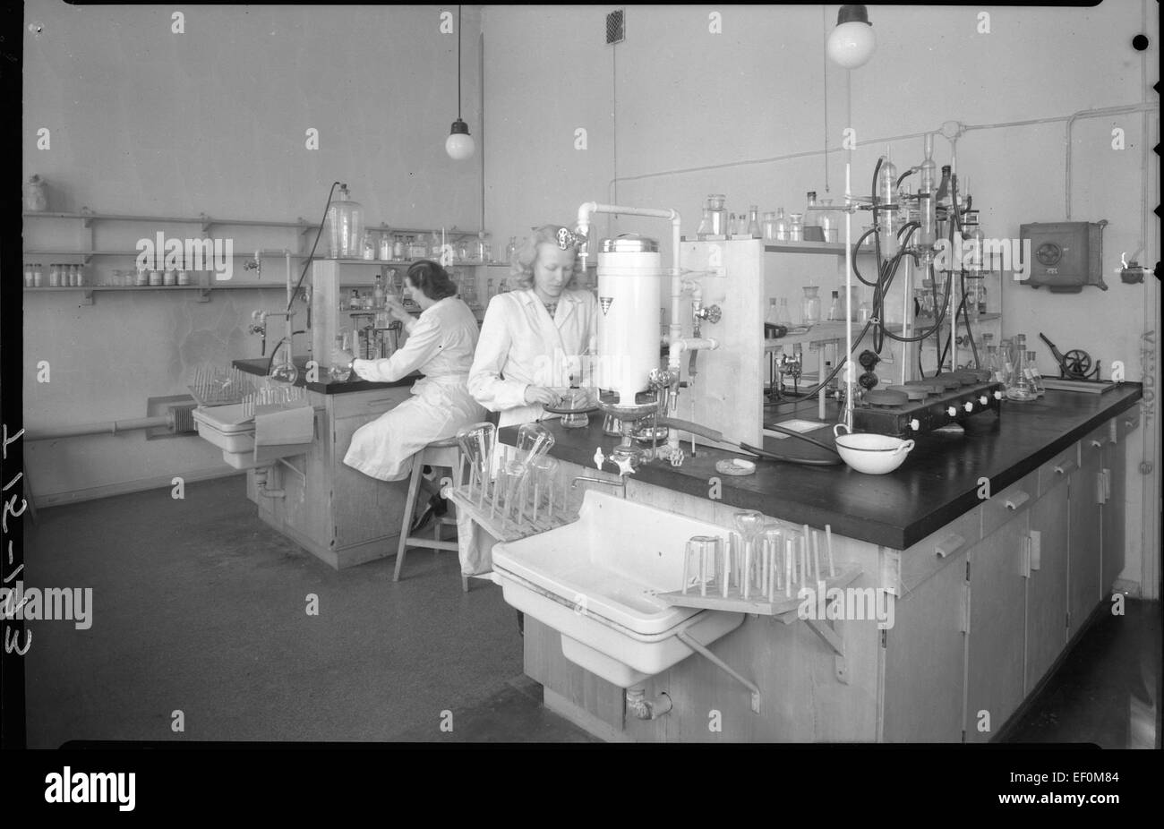 This image shows a food technology laboratory, where scientific ...