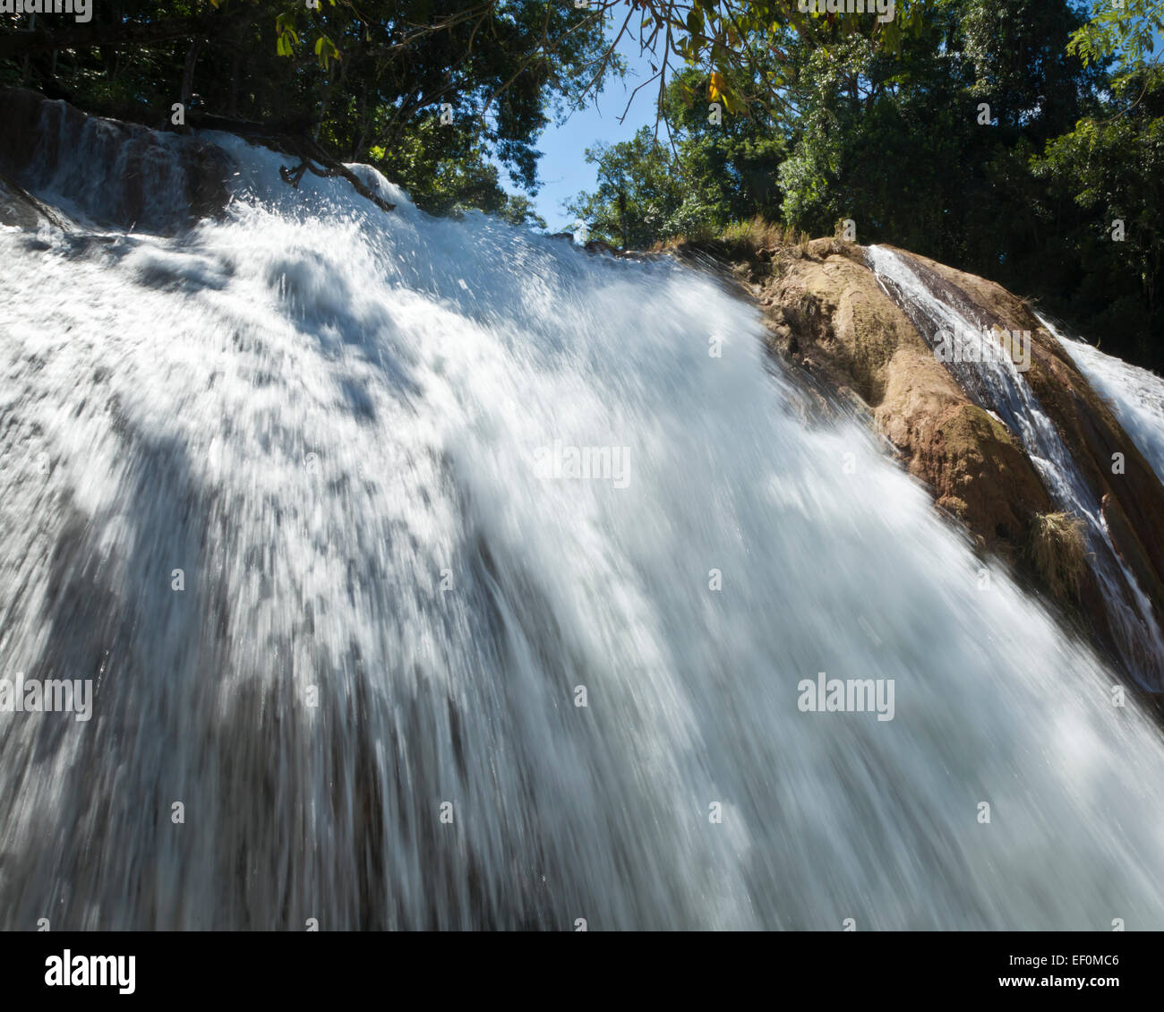 Aqua Azul Waterfalls in Chiapas, Mexico Stock Photo - Alamy