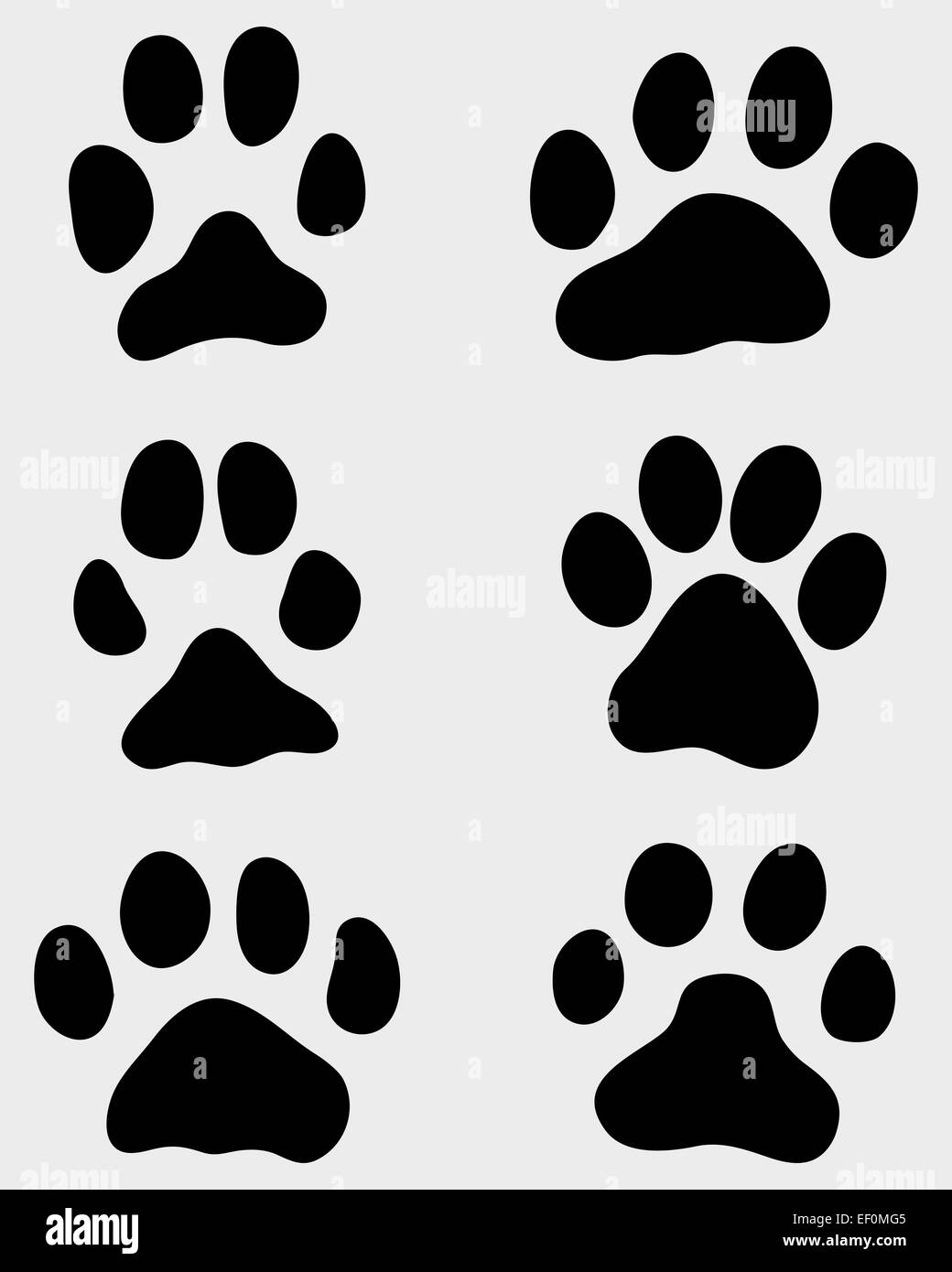 Cat paw print hi-res stock photography and images - Alamy