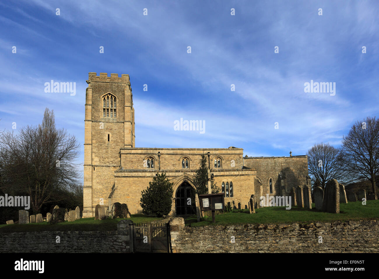 St Peters parish Church, Lutton village, Northamptonshire County ...