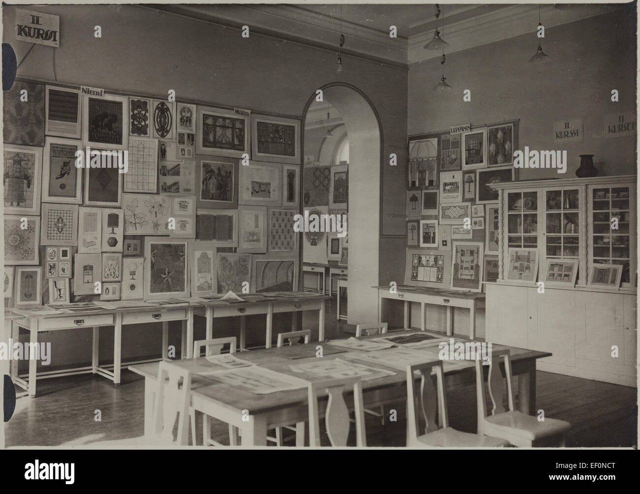 Student work exhibition Stock Photo - Alamy