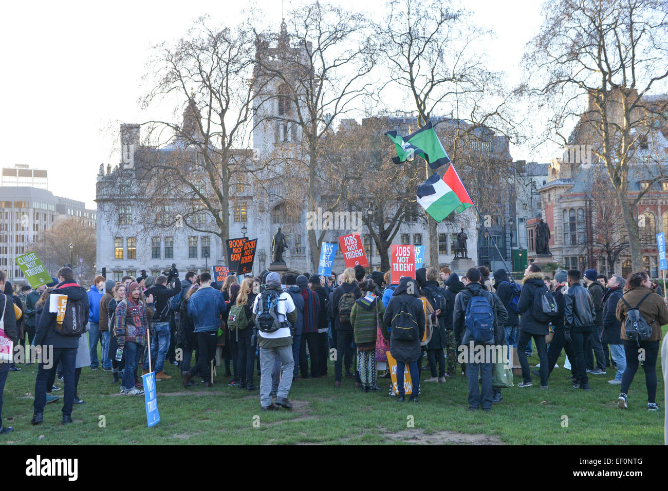Parliament Square, London, UK. 24th January 2015. Members of the ...
