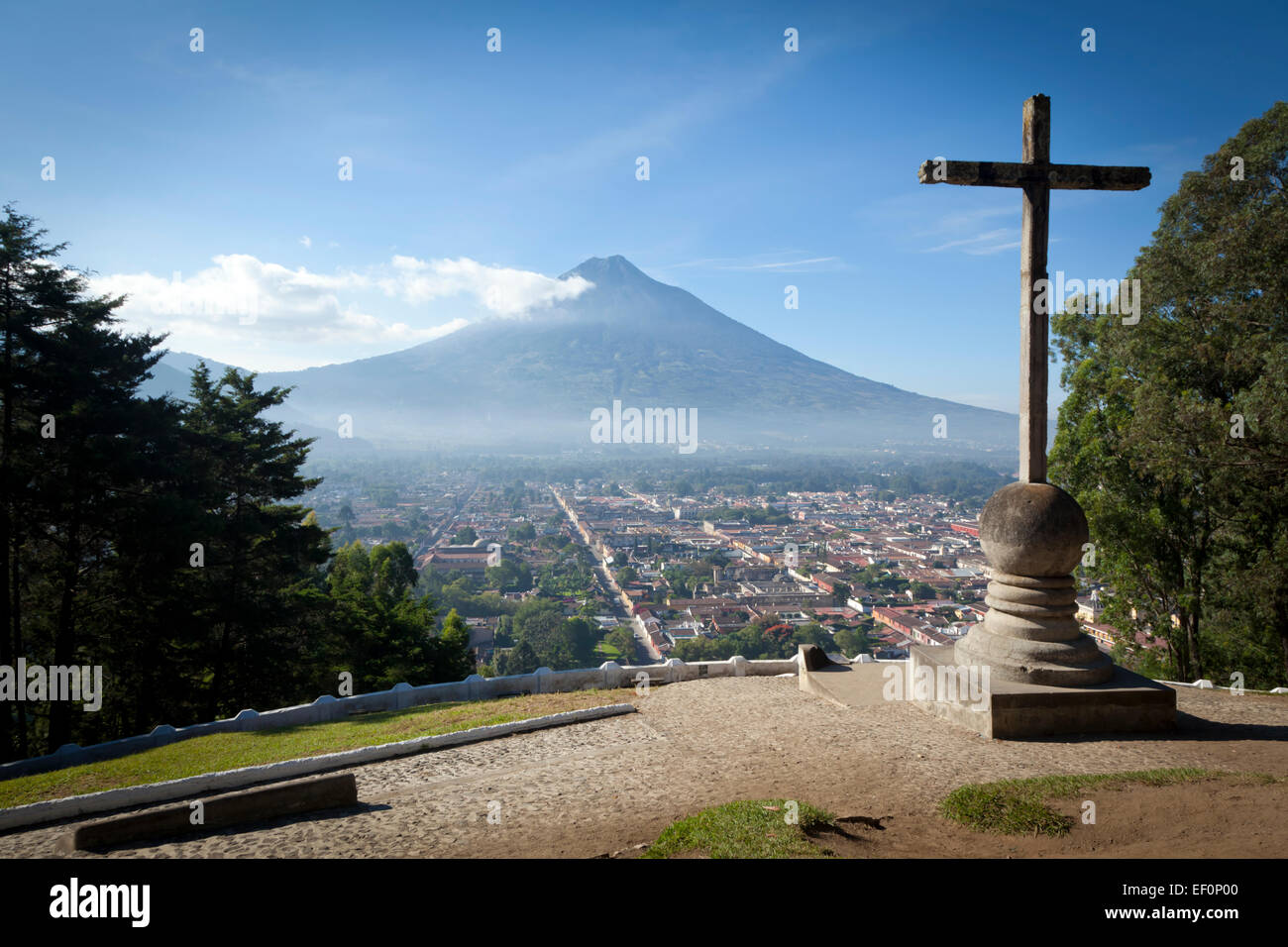 Cerro de la Cruz in Antigua, Guatemala Stock Photo - Alamy