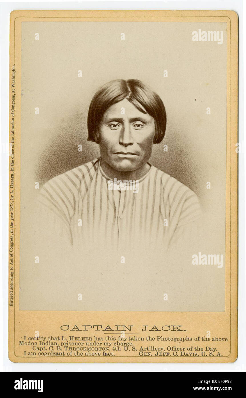 Captain jack kintpuash hi-res stock photography and images - Alamy