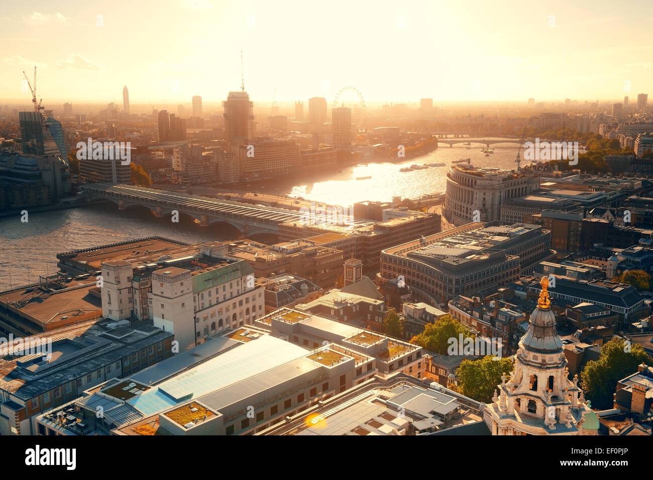London city rooftop view with urban architectures Stock Photo - Alamy