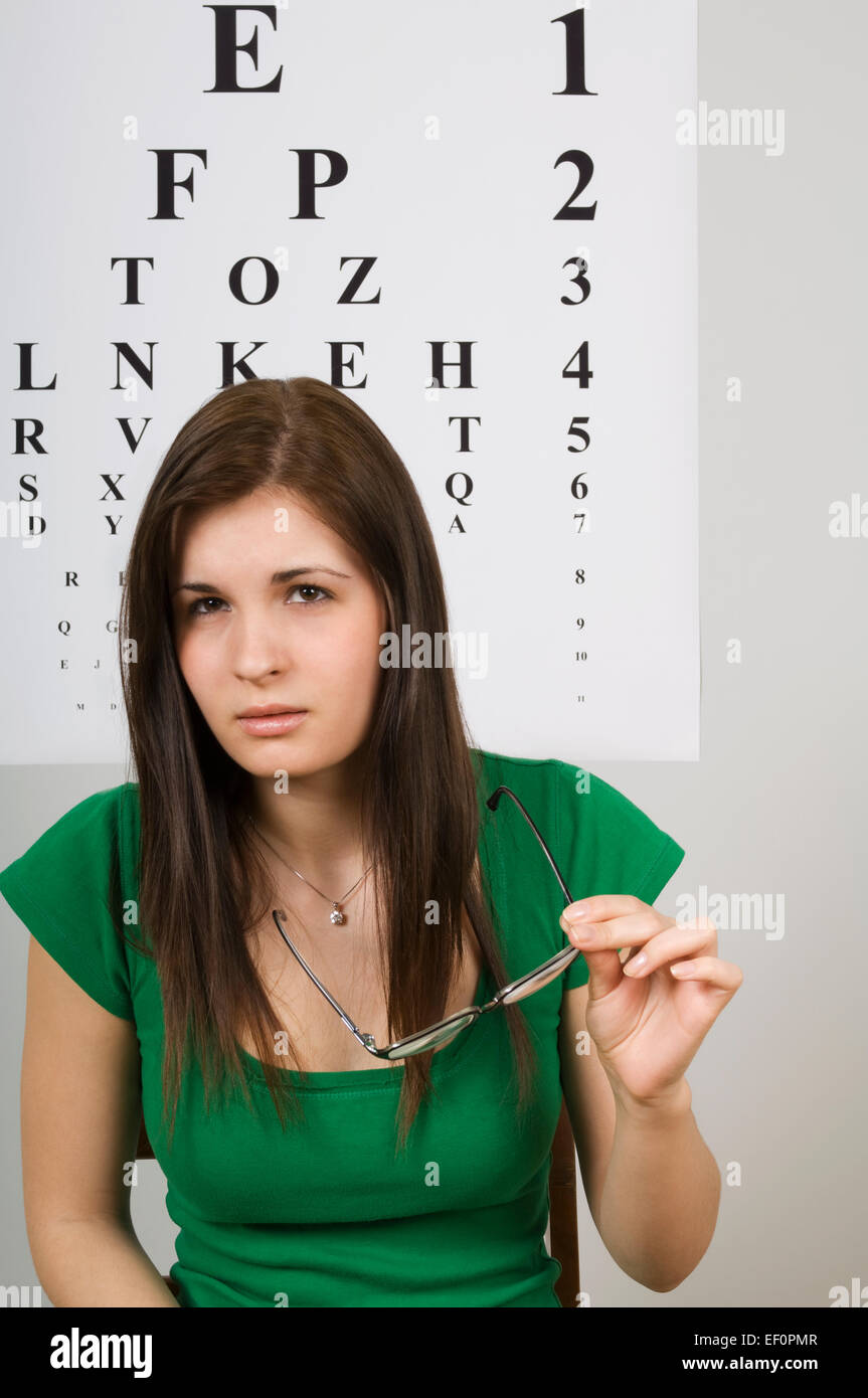 Eye test chart only hi-res stock photography and images - Alamy