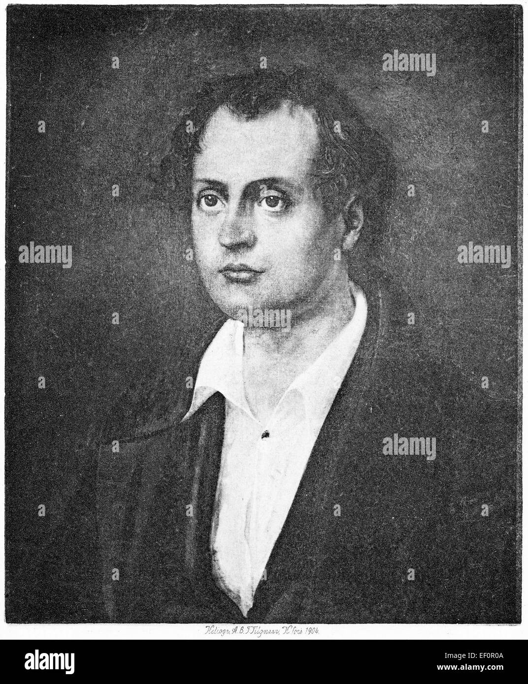 Johan Ludvig Runeberg. Photogravure by A.B.F. Tilgmann Stock Photo - Alamy