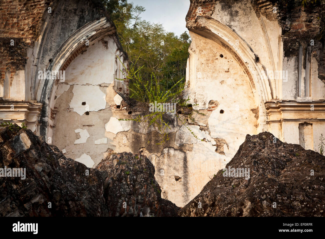 Church ruins in Antigua, Guatemala Stock Photo - Alamy