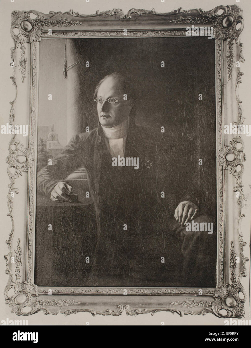 Johan Ludvig Runeberg. Oil painting by J. Knutson Stock Photo - Alamy