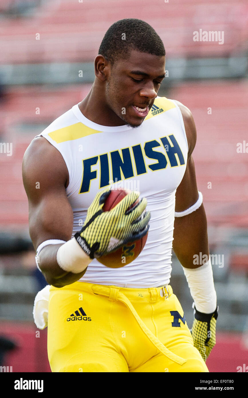 October 04, 2014: Michigan Wolverines wide receiver Devin Funchess (1 ...