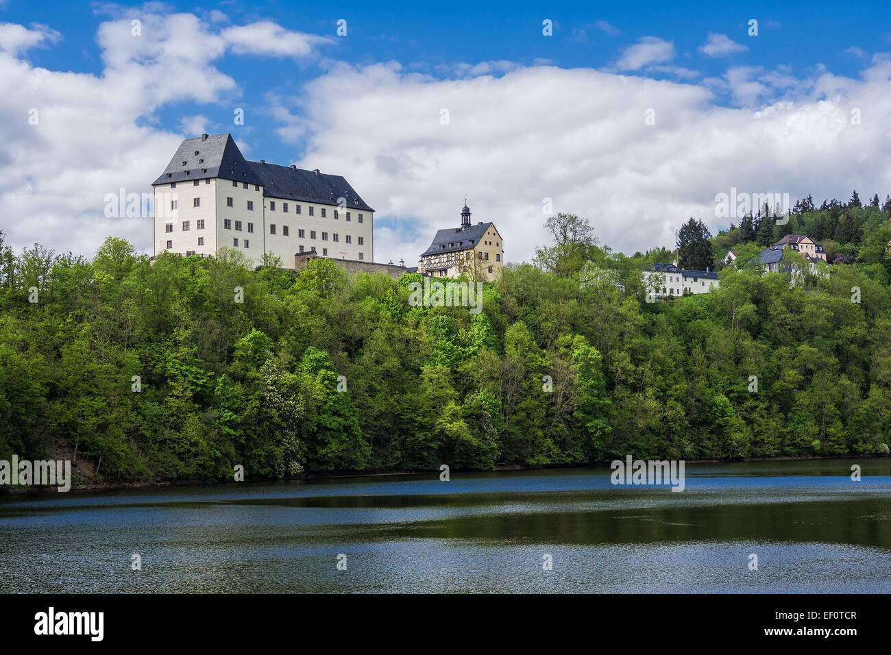 The Castle Burgk in Germany Stock Photo - Alamy