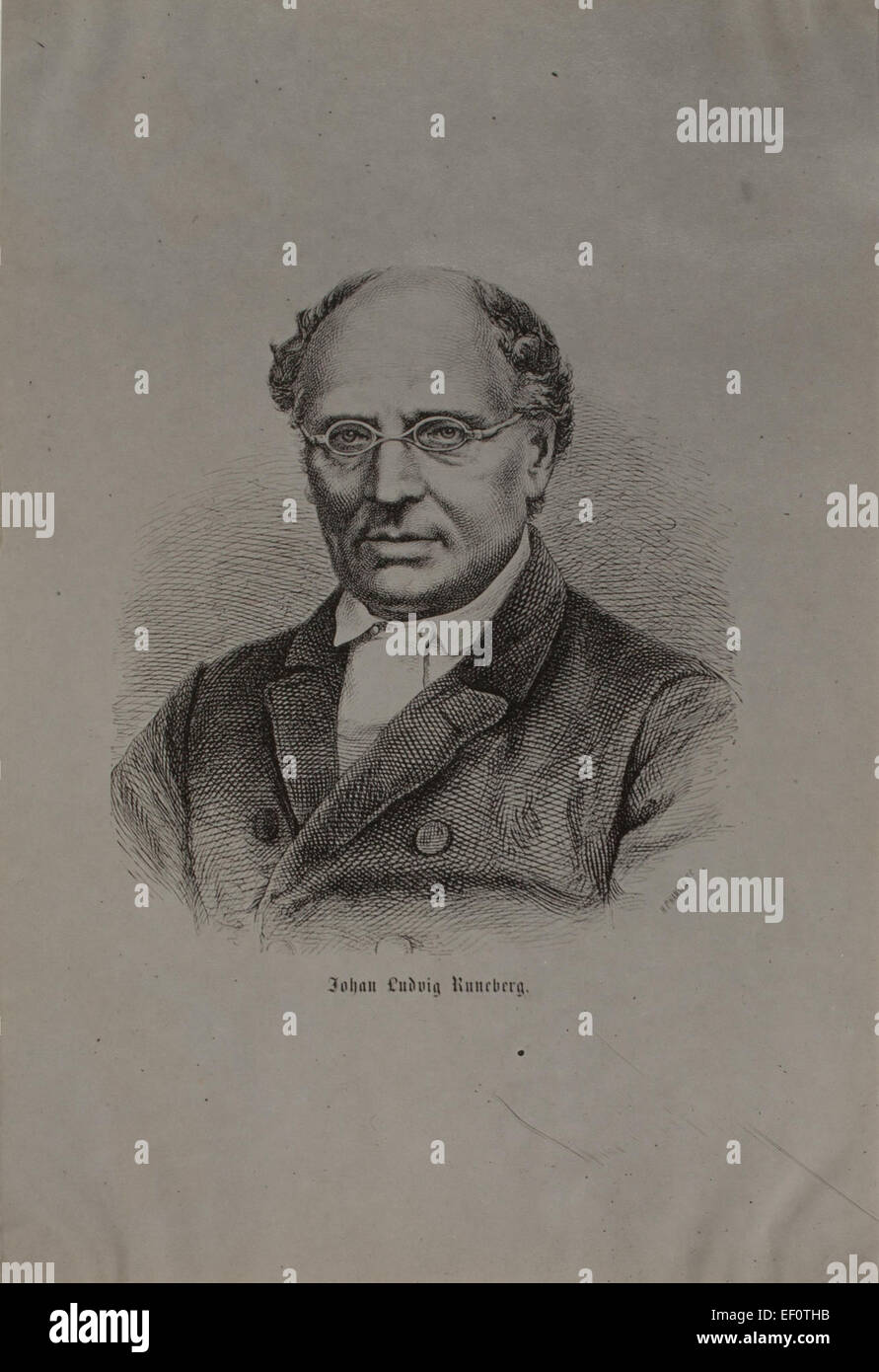 Johan Ludvig Runeberg Stock Photo - Alamy