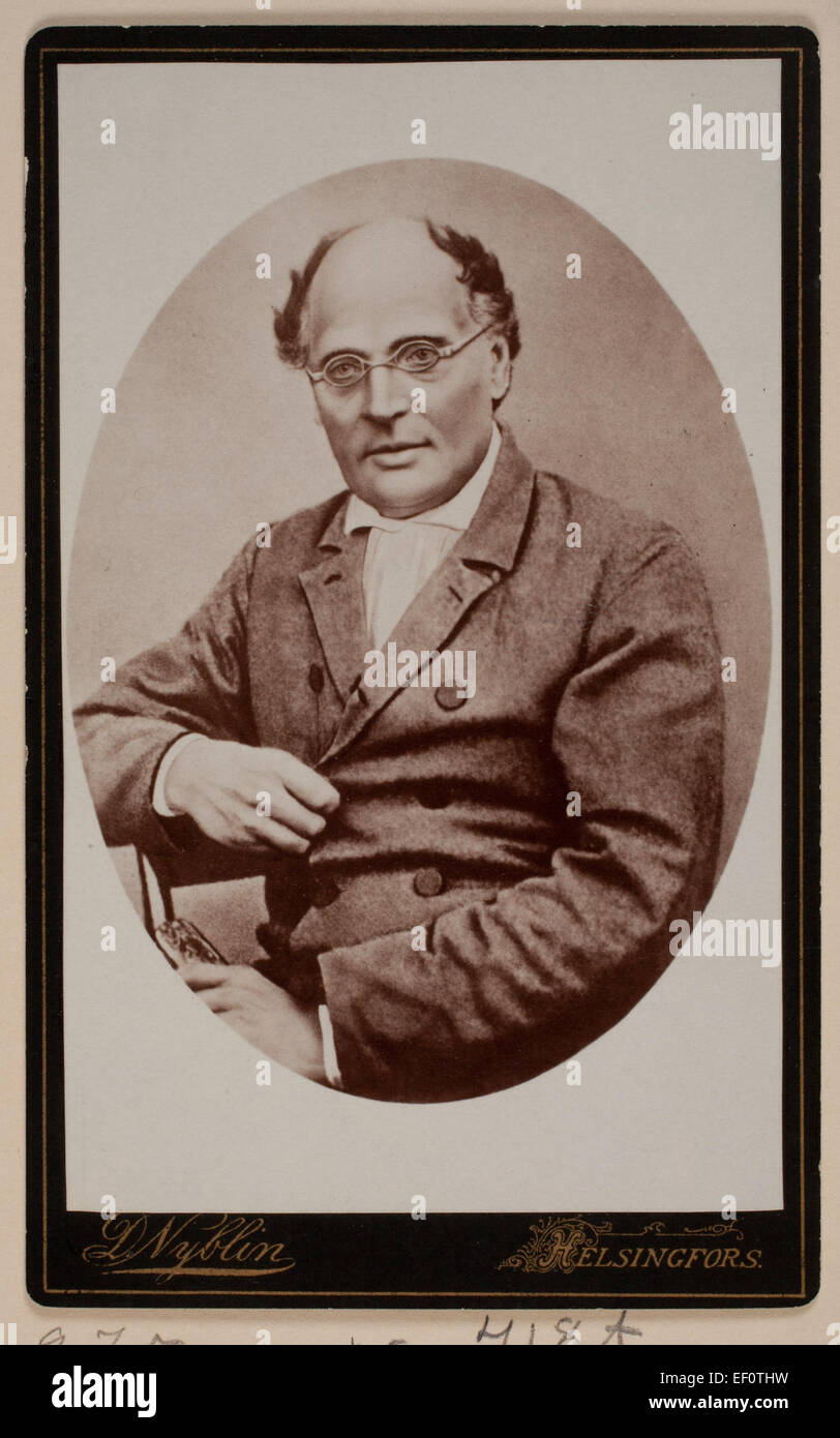 Johan Ludvig Runeberg Stock Photo - Alamy